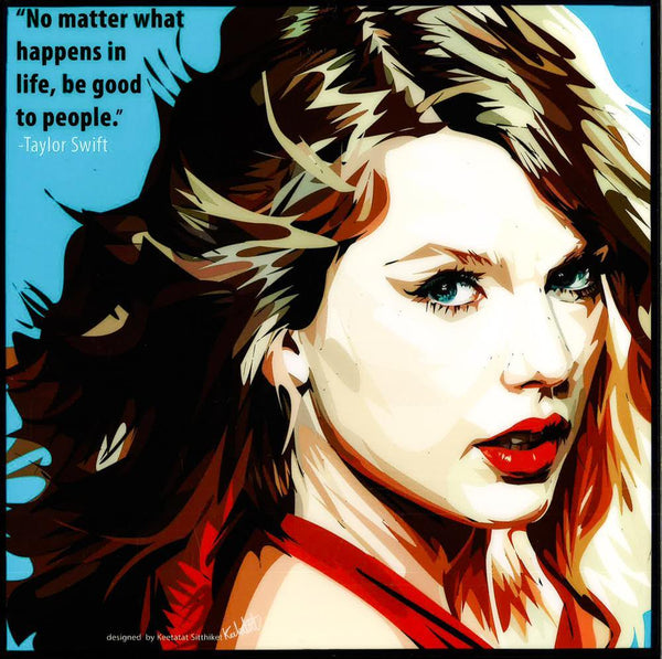 Taylor Swift Ver.1 Pop Art (10'X10') - Big Bad Wolf Books Sdn. Bhd ...